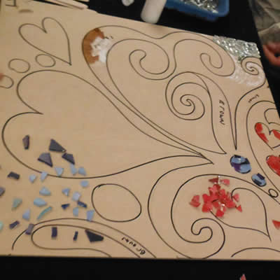 Mosaic Craft Teambuilding, Team building, Crafty Corner