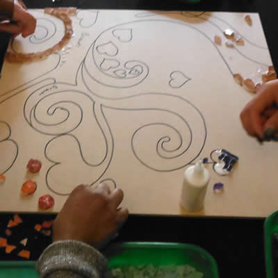 Mosaic Craft Teambuilding, Team building, Crafty Corner