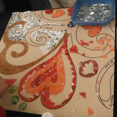 Mosaic Craft Teambuilding, Team building, Crafty Corner